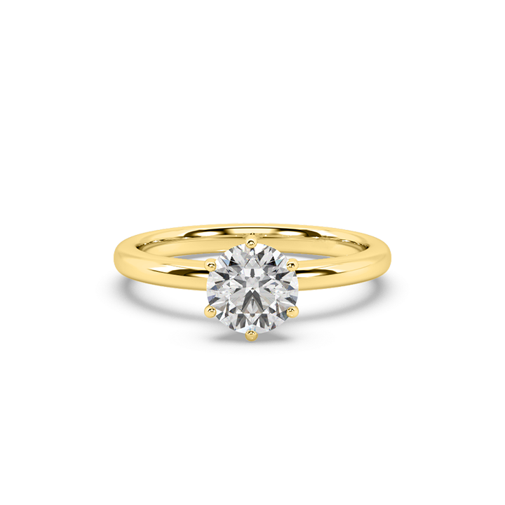 Solitaire Round Engagement Ring | Affinity Diamonds