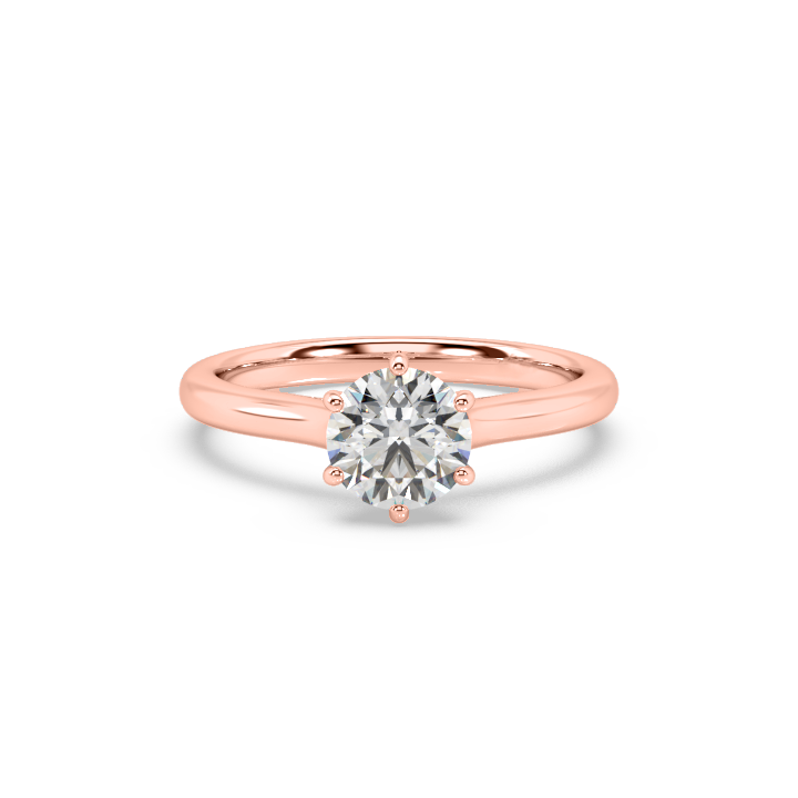 Traditional Solitaire Round Engagement Ring | Affinity Diamonds